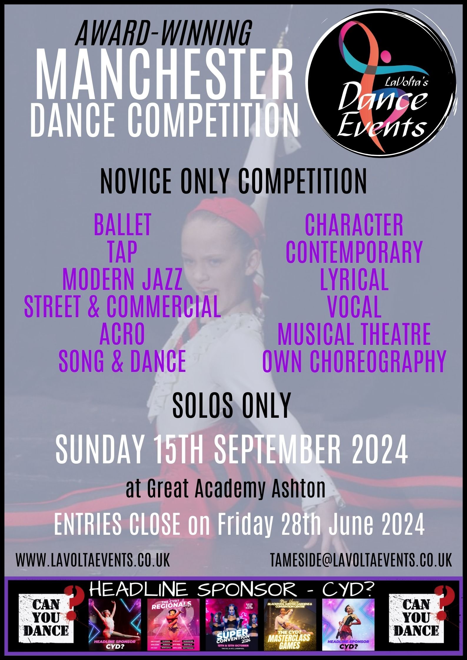 Novice Only Competition - LaVolta's Dance Events